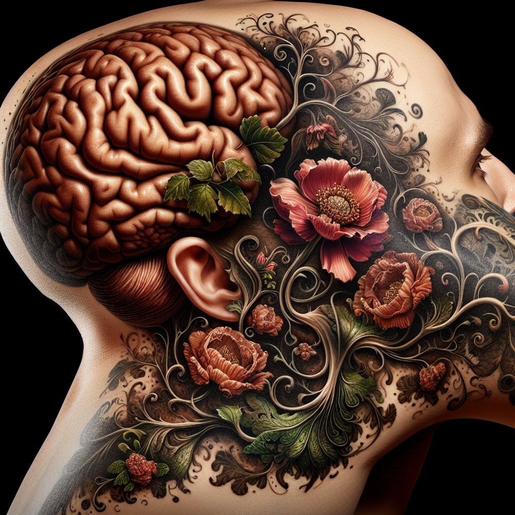 A tattoo of a realistic brain Fanart